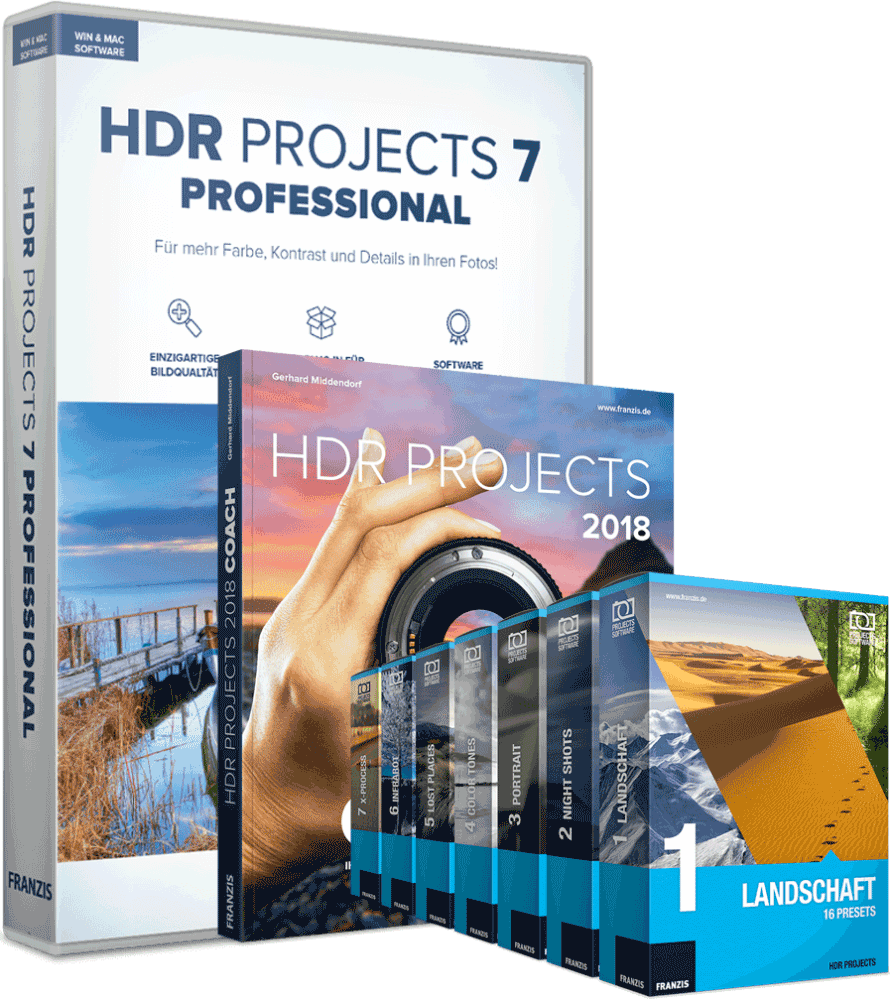 HDR 7 projects professional EXTRA | FRANZIS