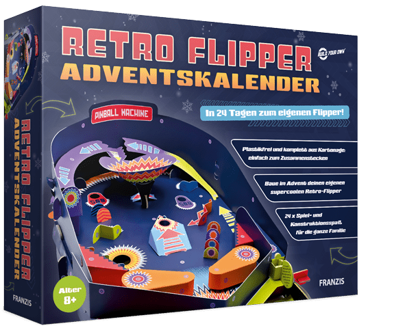 Adventskalender Retro-Flipper | FRANZIS