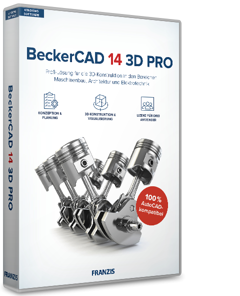 BeckerCAD 14 3D Pro | FRANZIS