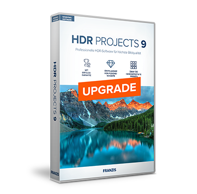 HDR projects 9 - Upgrade von Vorversionen | FRANZIS