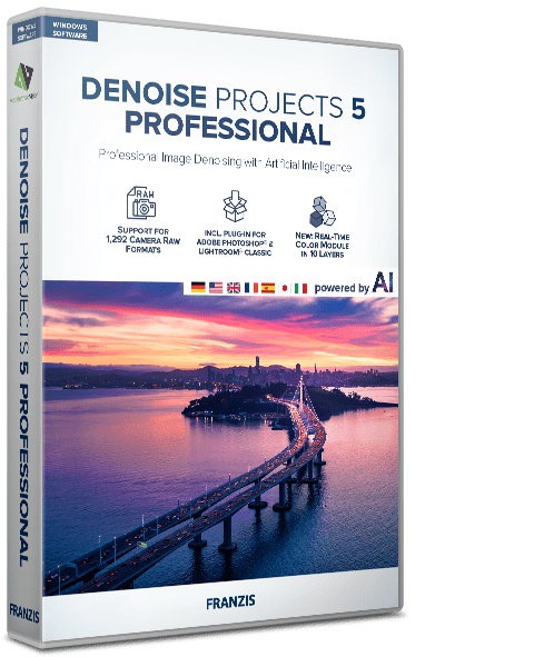 DENOISE projects 5 professional | FRANZIS | Photography Software made ...
