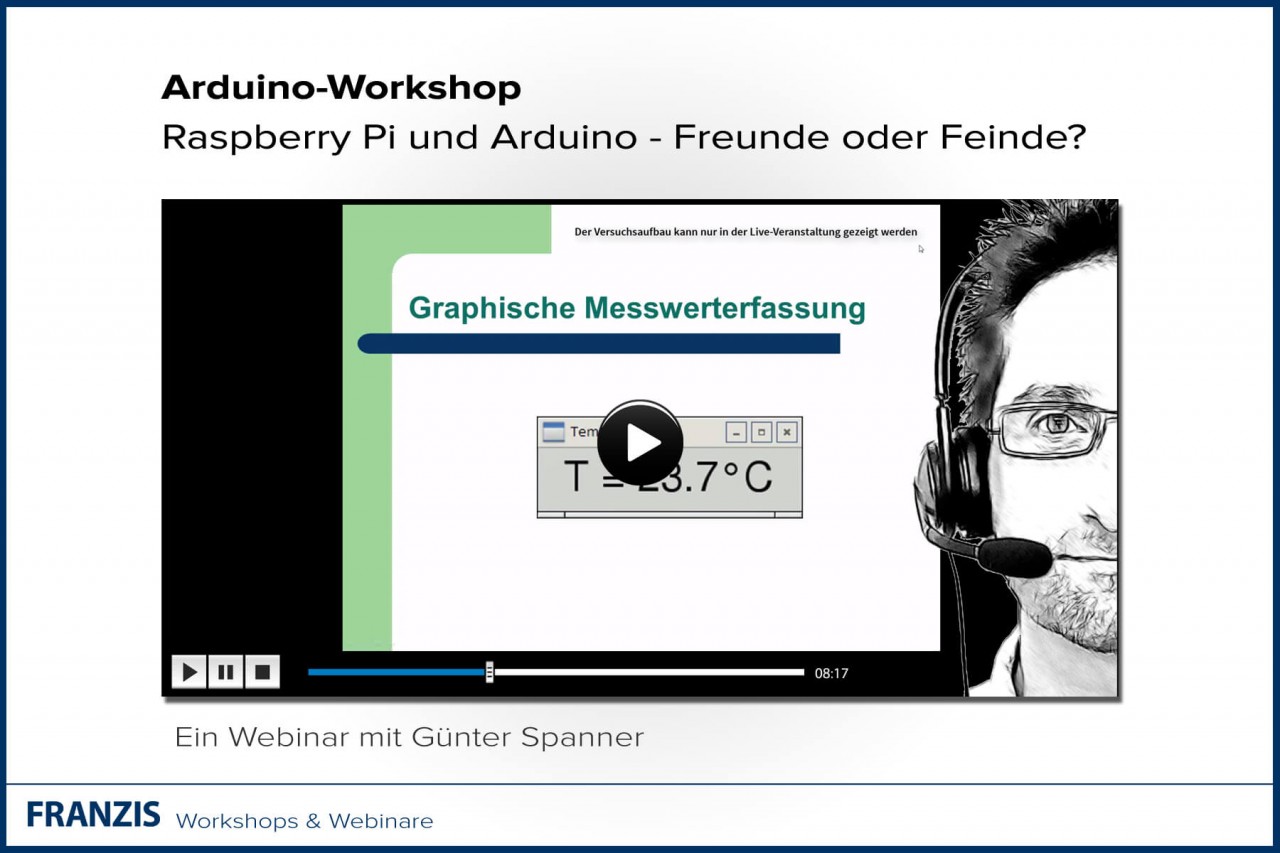 Workshopvideo: Raspberry Pi und Arduino: Freunde oder Feinde? | FRANZIS