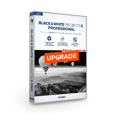 BLACK & WHITE projects 8 professional - Upgrade | FRANZIS